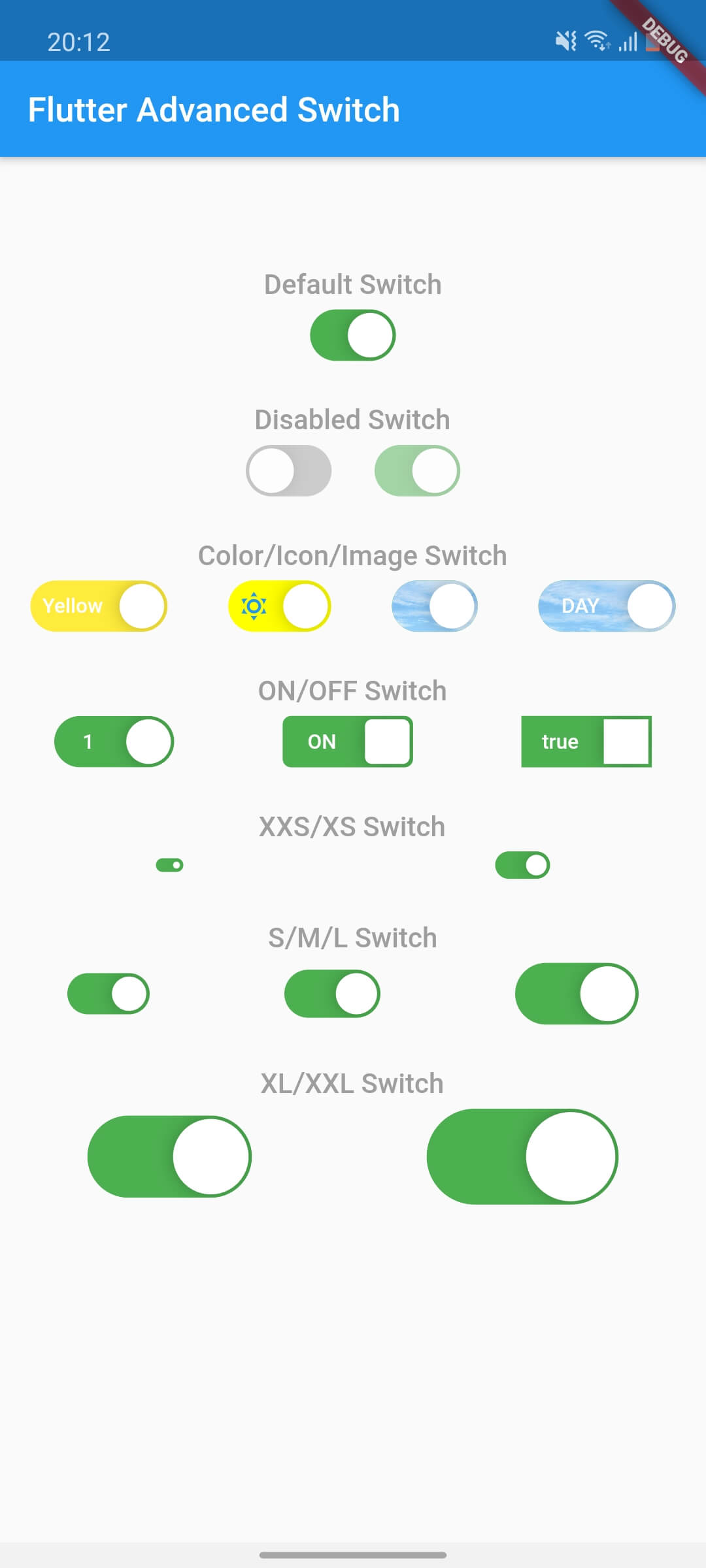 Top Flutter Switch, Toggle Switch, Icon Switch, Animated Switch packages | Flutter Gems